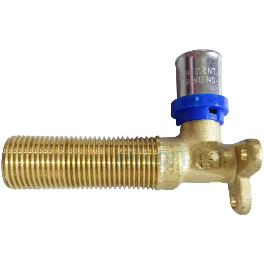 39142 Bushpex Crimp-On 19Bp Elbow 16X1/2"M 90mm